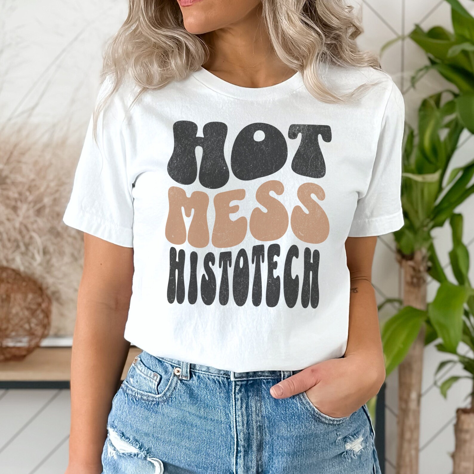 Funny Histology Shirt, Hot Mess Histotech T-shirt, Hot Mess Tshirt ...