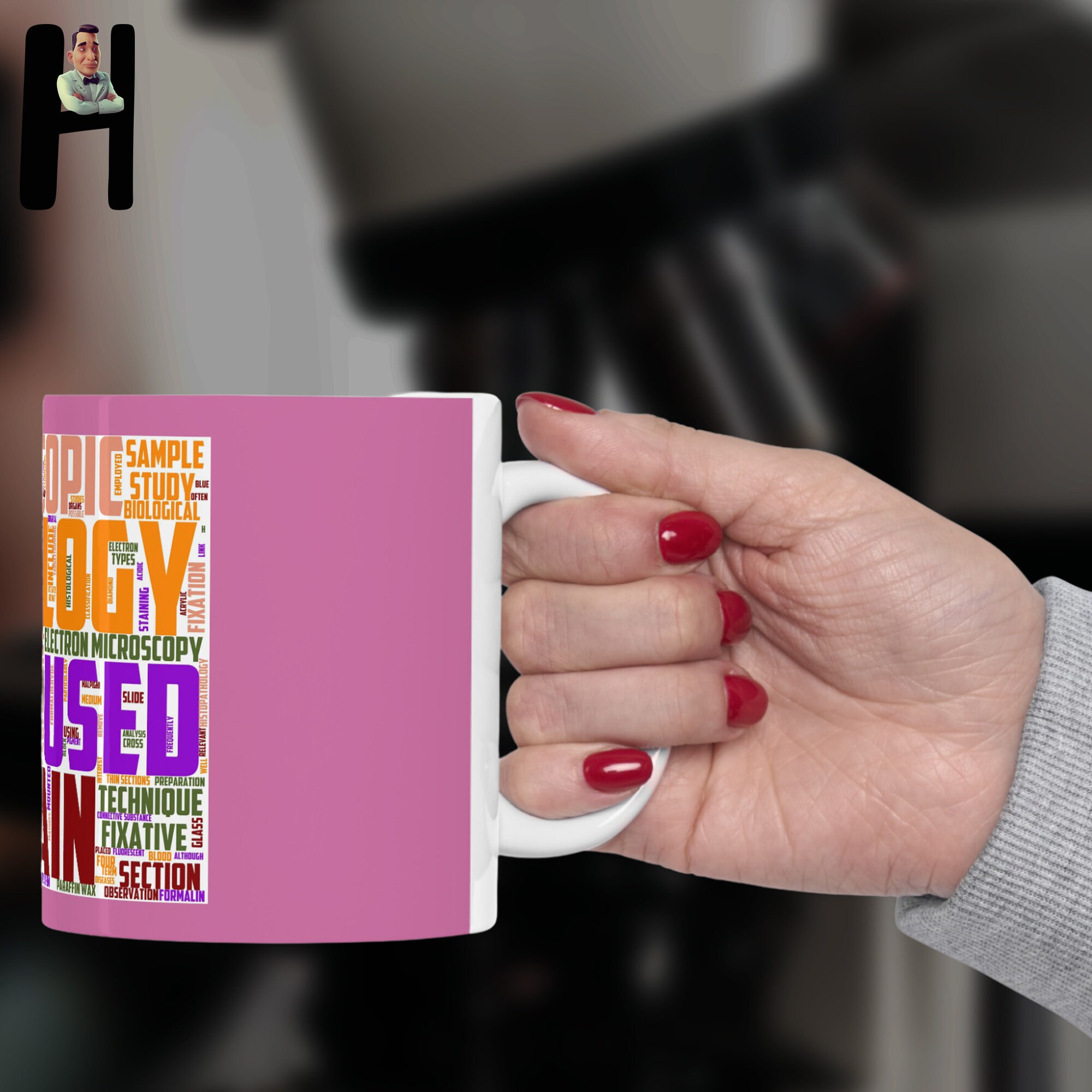 Personalized Histology Word Cloud Mug, histology, Lab Week Gift, Gift ...