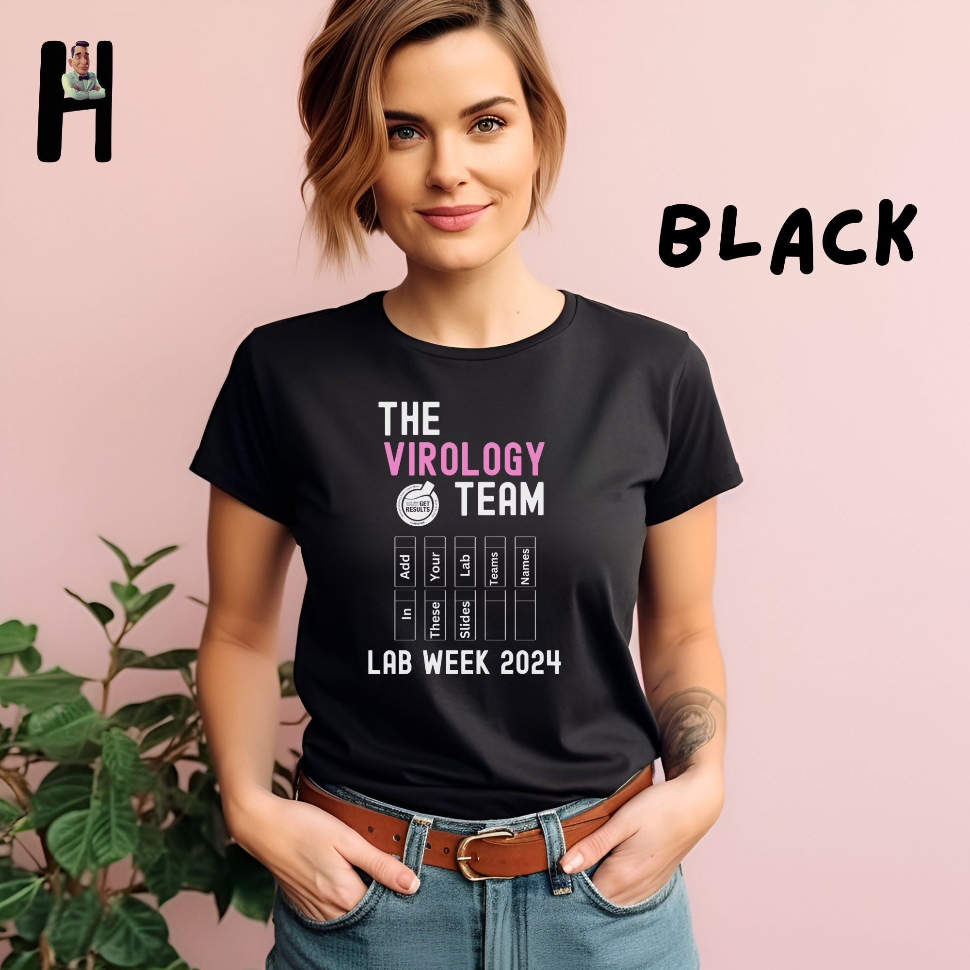 Virology Lab Week 2024 Custom Shirt, Team Appreciation Graphic Tee ...