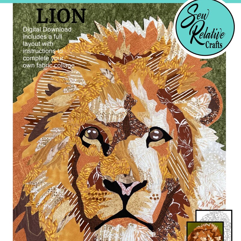 Lion Quilt Pattern - Etsy