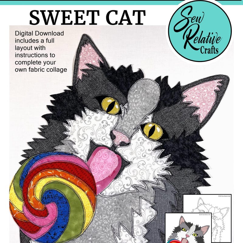 Cat Collage - Etsy