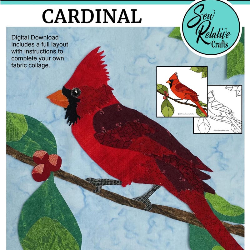 Cardinal Quilt Pattern - Etsy