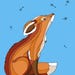 FOX WISHES Fabric Collage Pattern - Etsy
