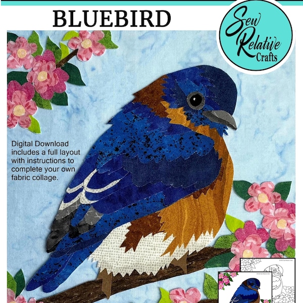 Bluebird Fabric - Etsy