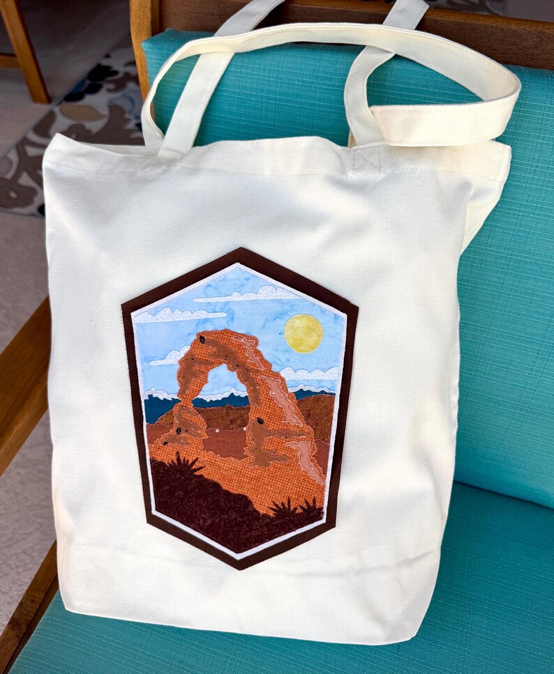 ARCHES National Park Fabric Collage Pattern - Etsy