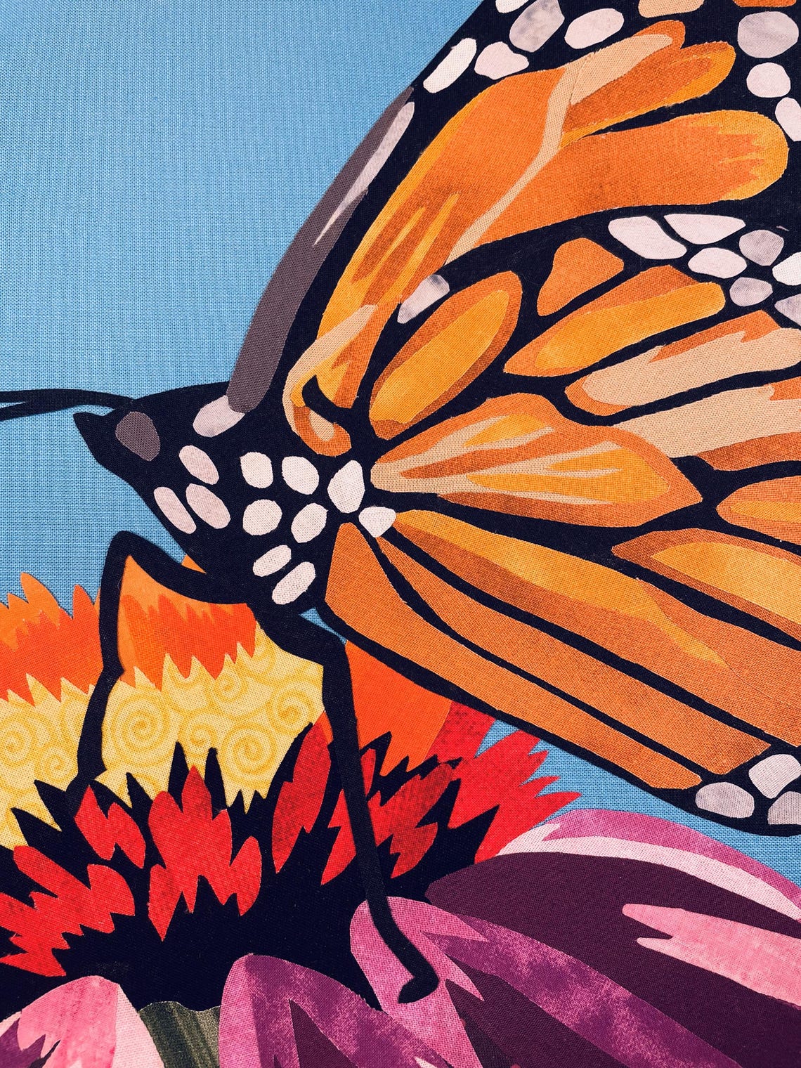 MONARCH Fabric Collage PDF Pattern - Etsy