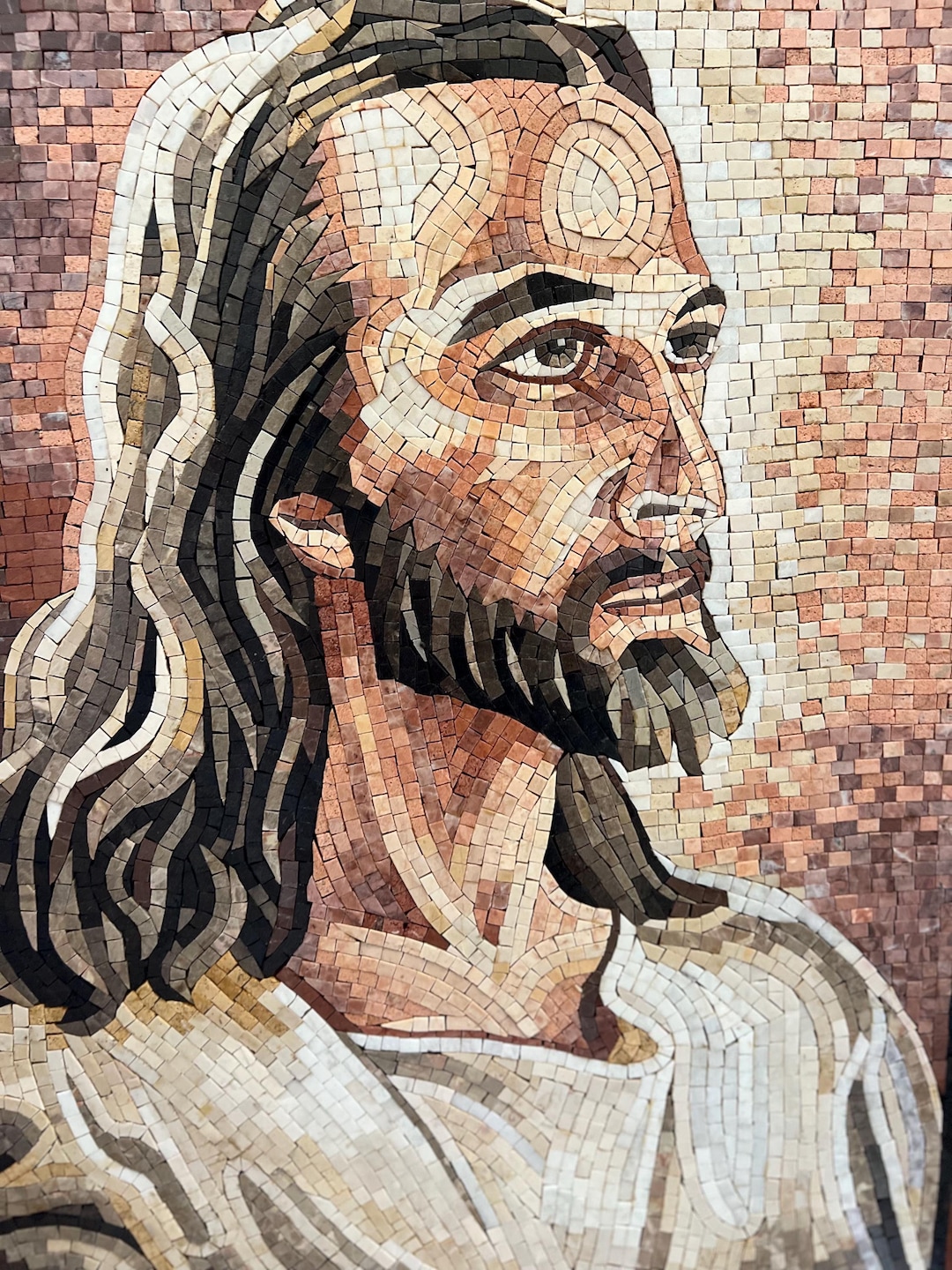 The Head of Christ, Sallman Head of Jesus Christ of Nazareth Tile ...