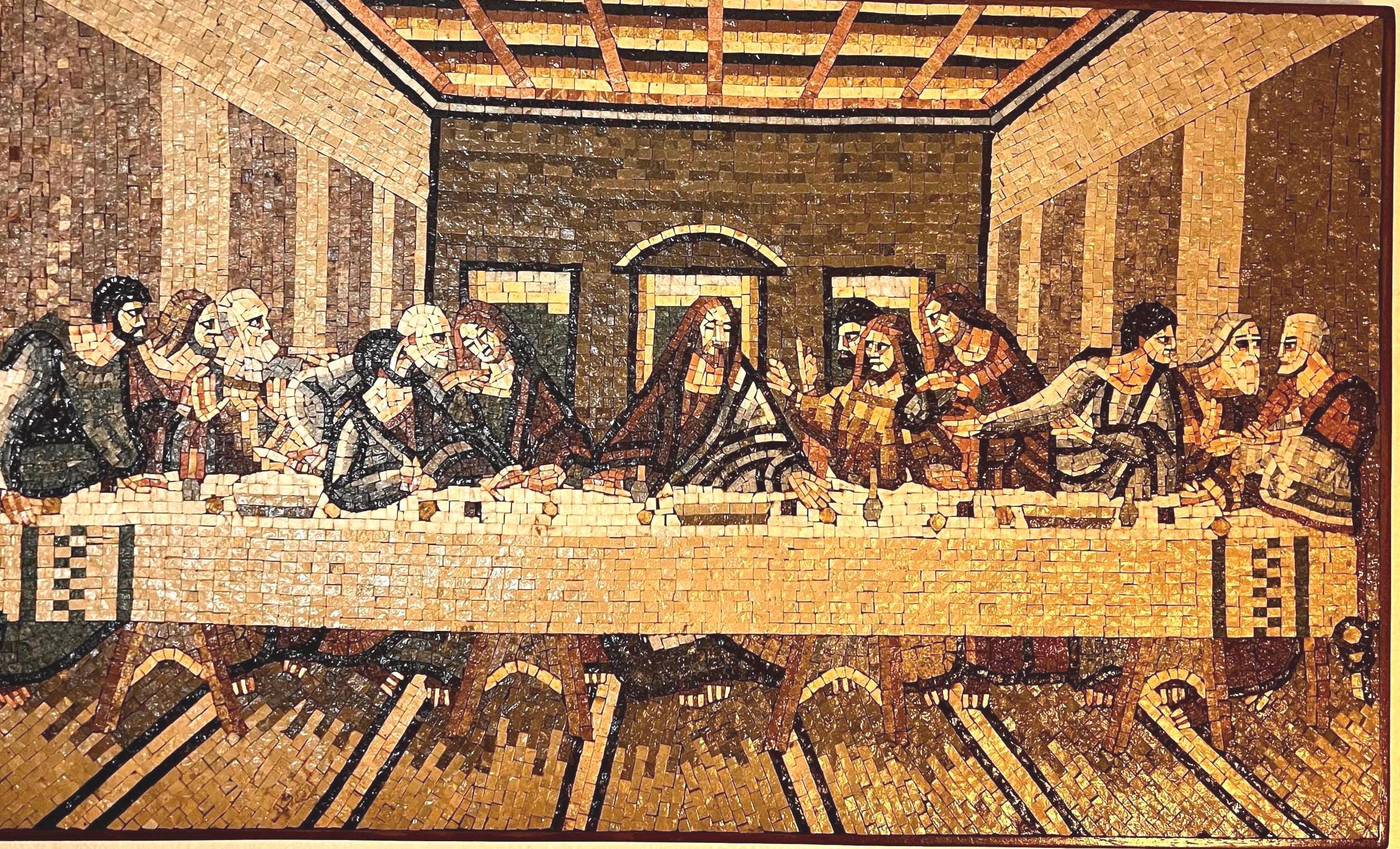 The Last Supper Tile Mosaic - Etsy