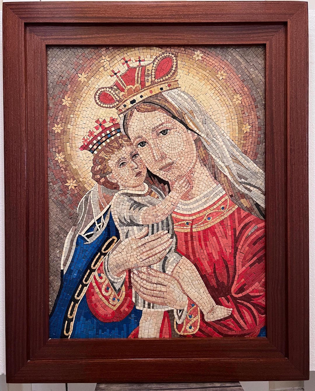 Our Lady of Good Remedy Mosaic Wall Art - Etsy