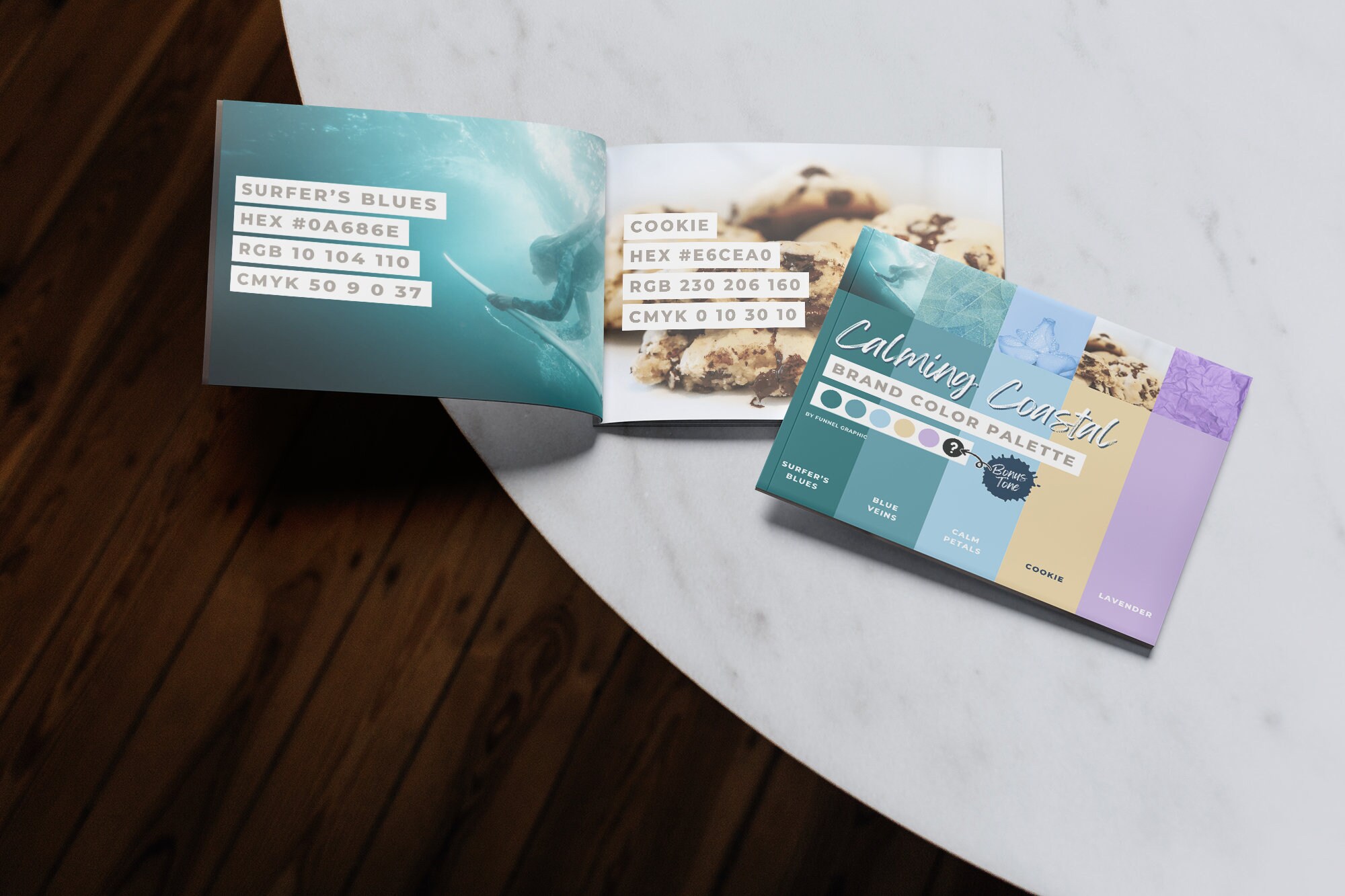 Coastal Color Palette: Canva Brand Creator Kit (editable) - Etsy