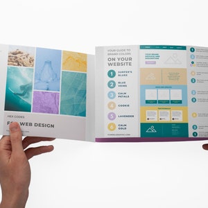 Coastal Color Palette: Canva Brand Creator Kit (editable) - Etsy