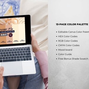 Buttercream Brand Color Palette: Canva Editable Template - Etsy