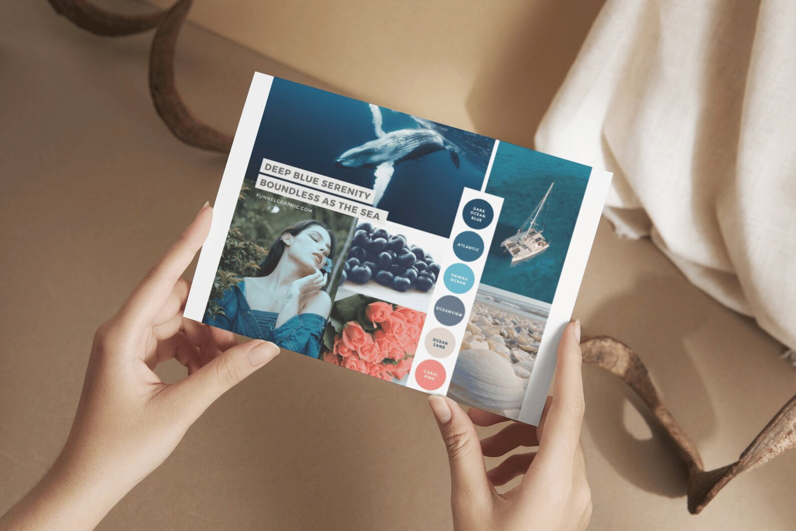 Ocean Color Palette: Canva Editable Brand Kit (digital Download) - Etsy