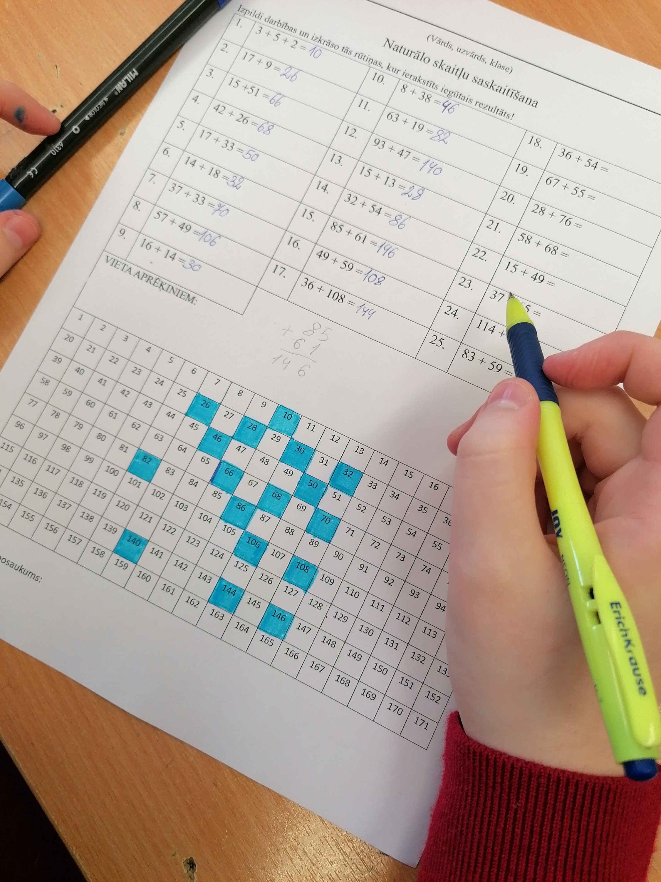 15 Printable Math Worksheets for Grades 3-6 With Answers. Color by ...