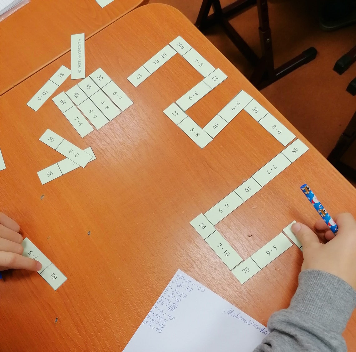 Math Dominoes for Children 5-12 Years Old, a Gift for a First Grader ...