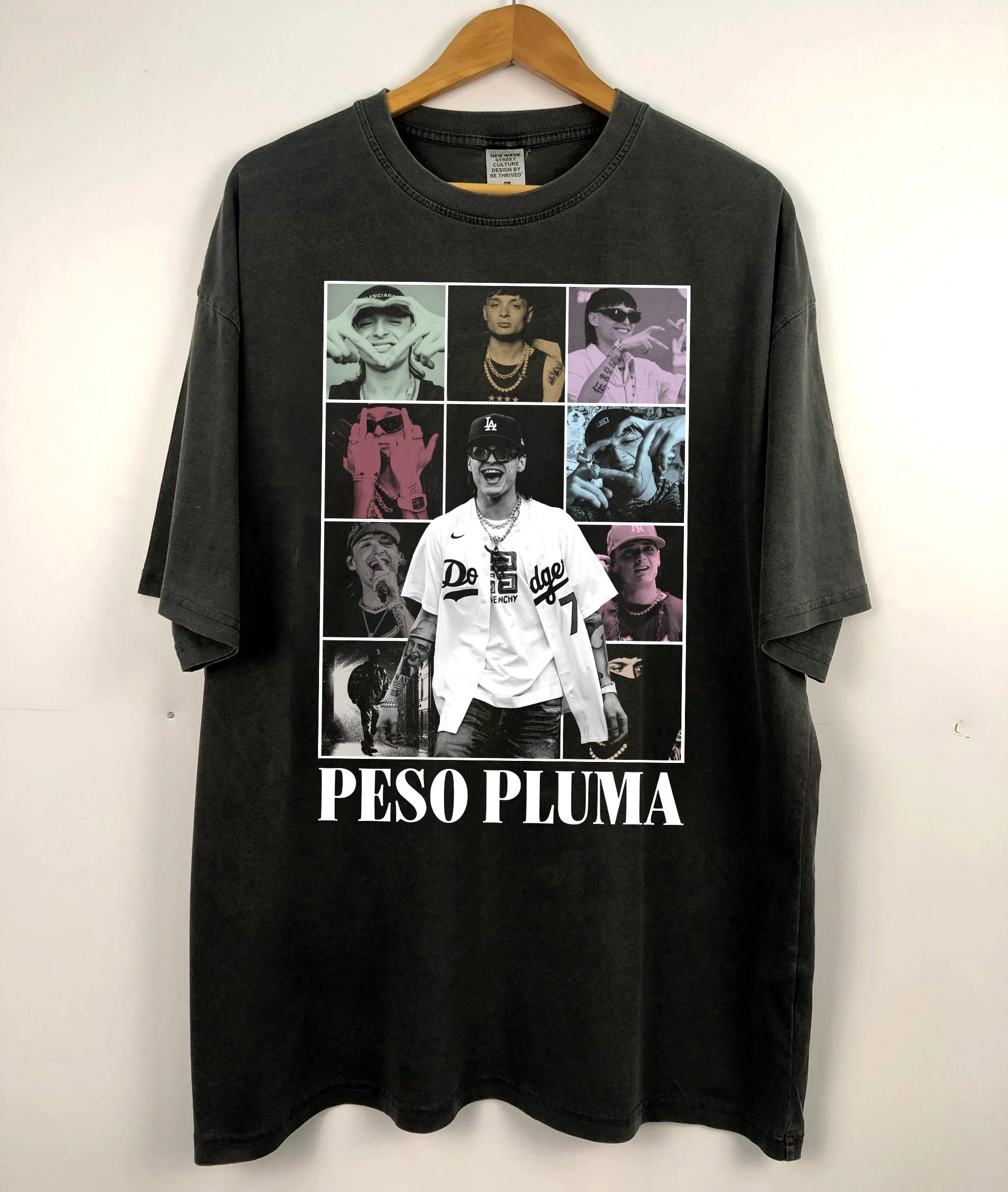 Vintage Peso Pluma Homage 90s Shirt, Peso Pluma World Tour 2024 Shirt ...