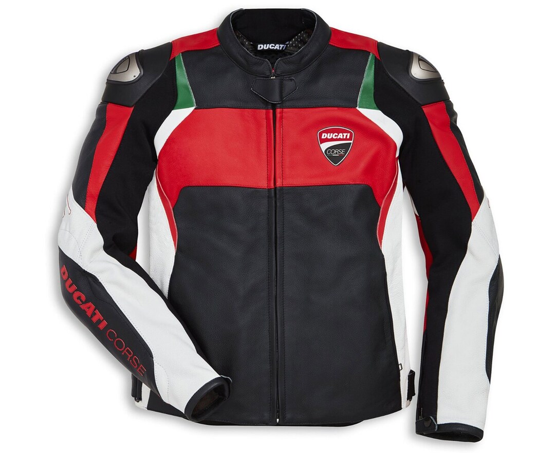 Ducati Corse C3 Motorcycle Racing Leather Jacket Racers - Etsy