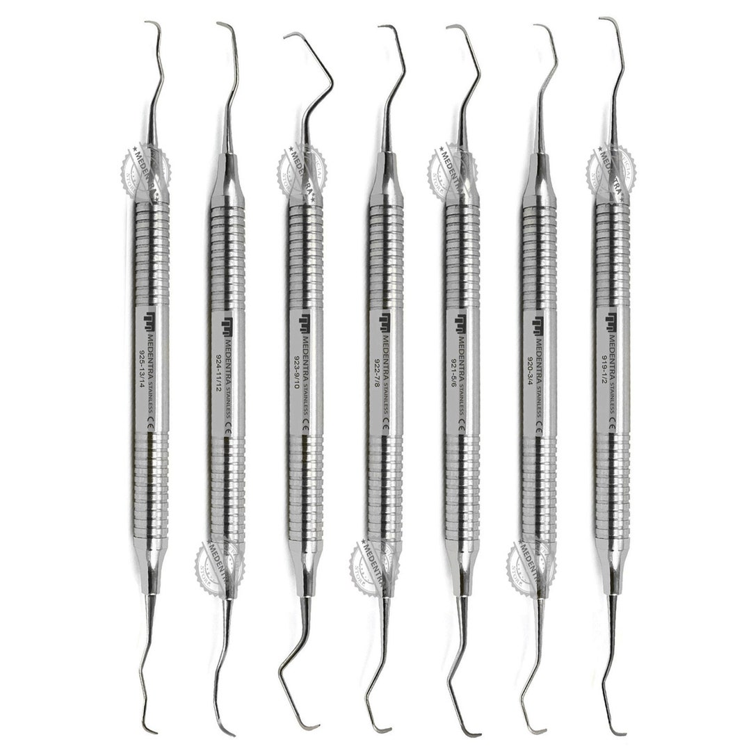 Gracey Curettes Root Canal Preparation Periodontal Set of 7 - Etsy