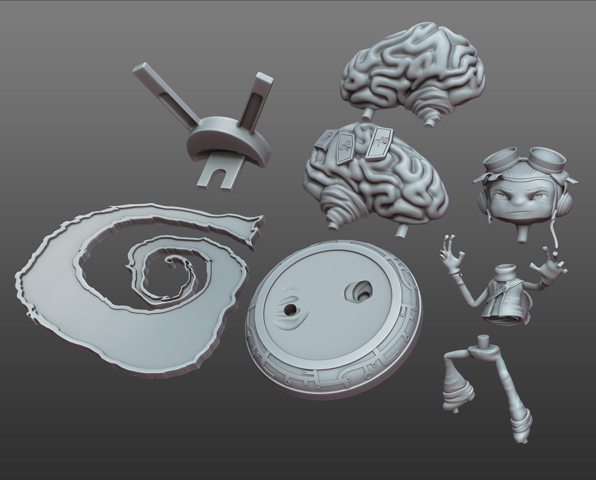 Raz - Psychonauts Fanart 3D Print Figure (STL Files) - Etsy