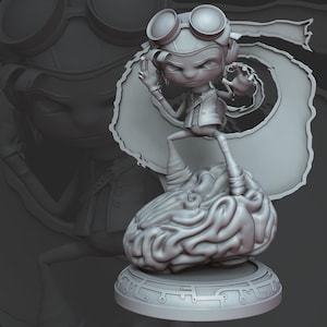 Raz Figura impresa en 3D de Psychonauts Fanart archivos STL - Etsy México