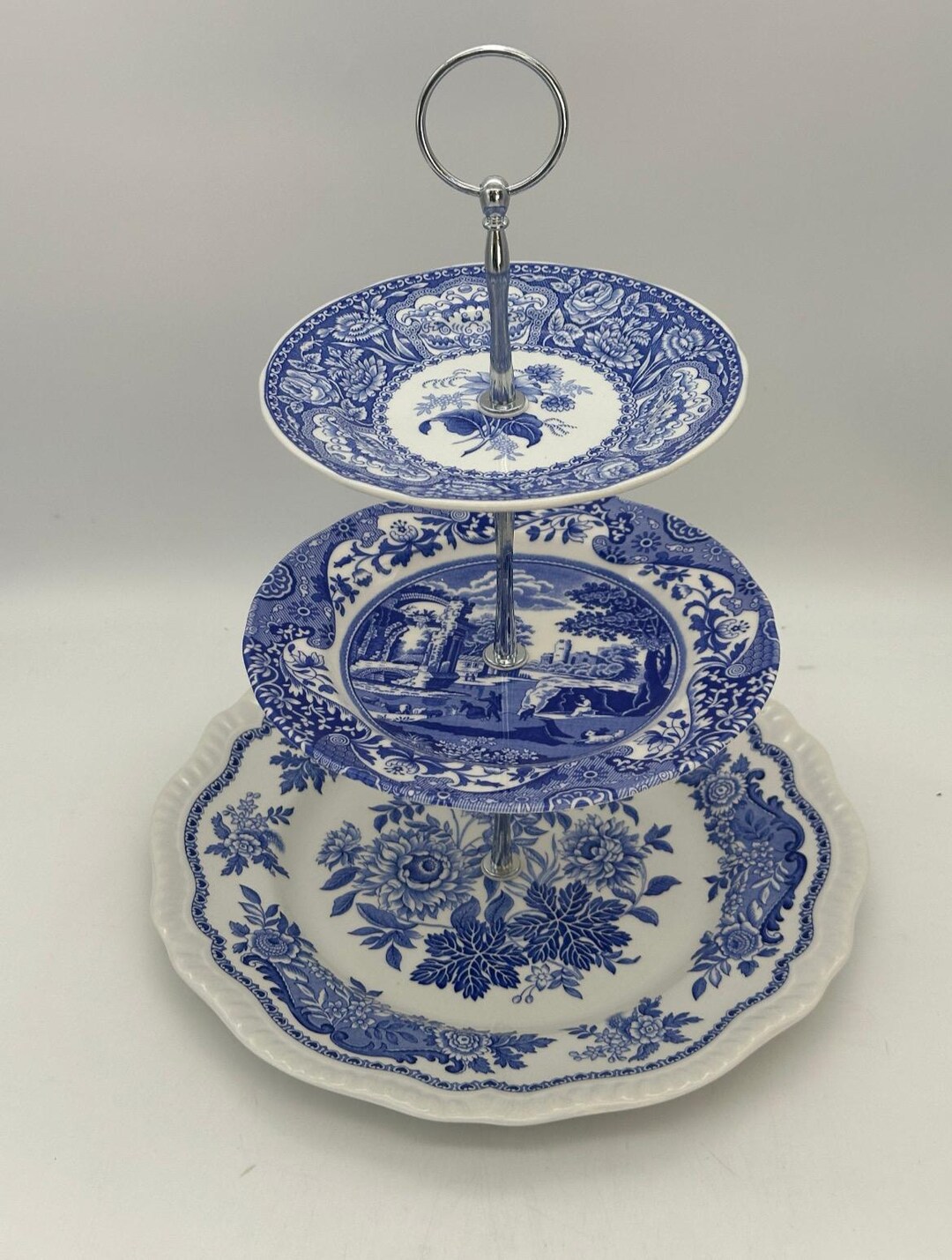 3 Tier Cake Stand SPODE BLUE ROOM / Dessert / Appetizer / Cupcakes ...