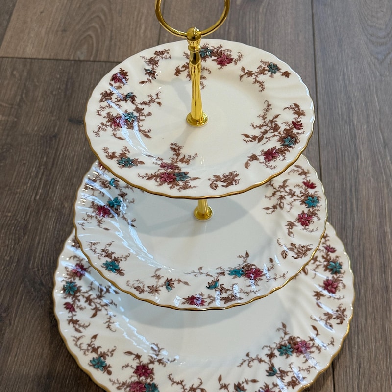 Vintage Minton Cake Stand - Etsy