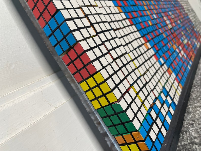 Unique Rubik's Cube Art, Personalised, 3D, Gift, Custom, Magic Cube ...