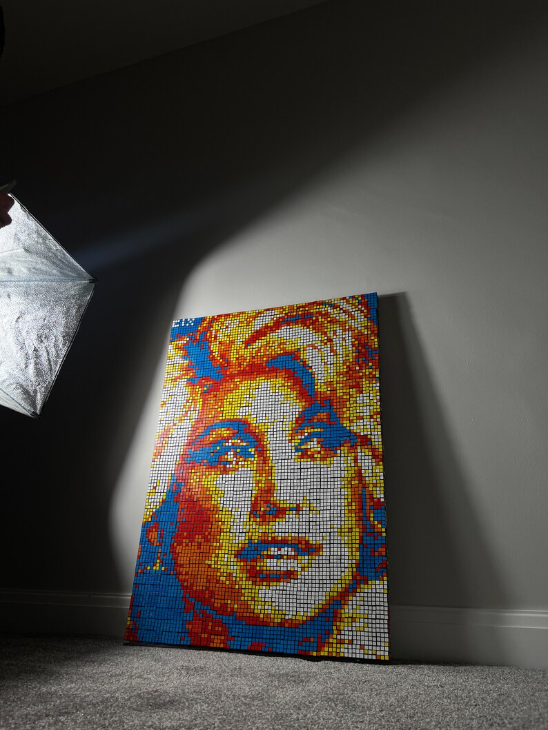 Unique Rubik's Cube Art, Personalised, 3D, Gift, Custom, Magic Cube ...