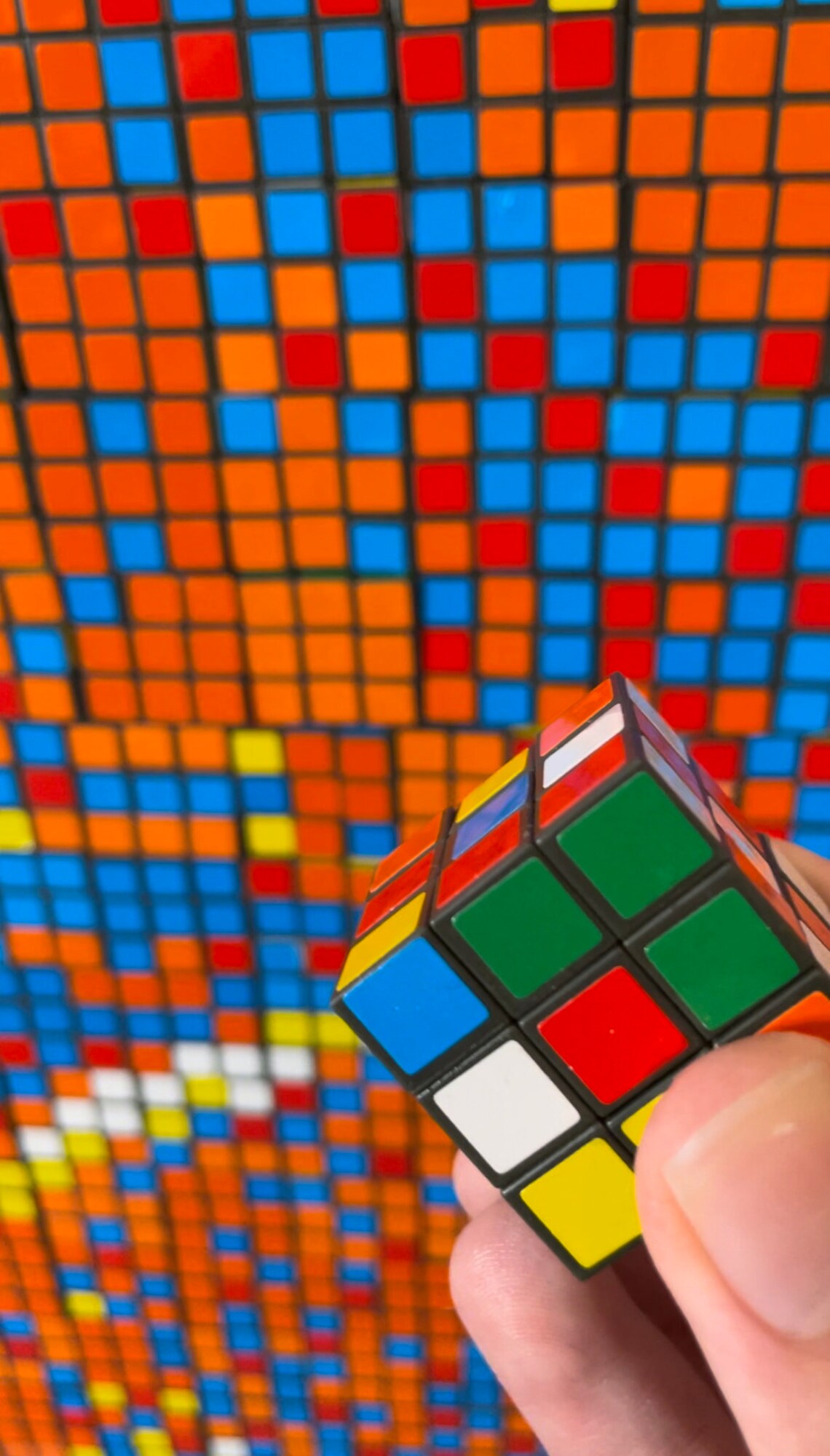 Lion Rubik's Cube Art Piece, 3D, Gift, Lion Art, Magic Cube Puzzle ...