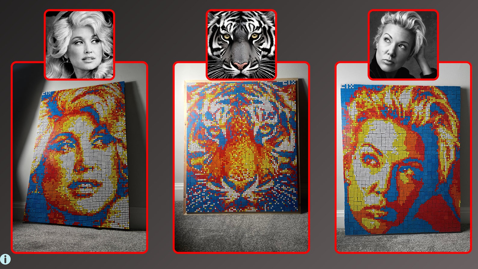 Unique Rubik's Cube Art, Personalised, 3D, Gift, Custom, Magic Cube ...