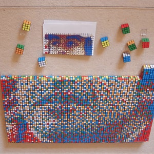 Unique Rubik's Cube Art, Personalised, 3D, Gift, Custom, Magic Cube ...