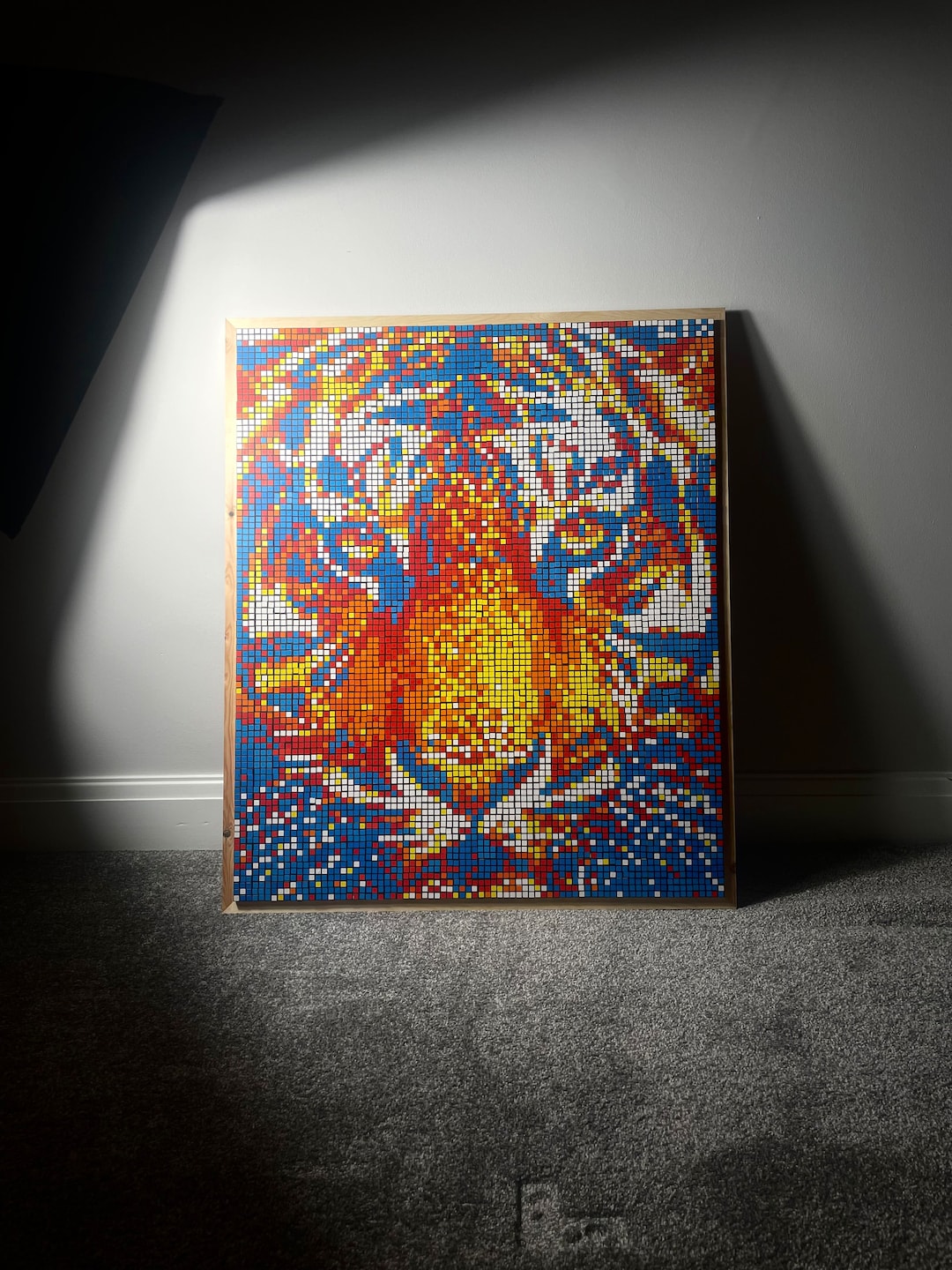 Tiger Rubik's Cube Art, Gift, Magic Cube Puzzle, Retro, Mosaic ...