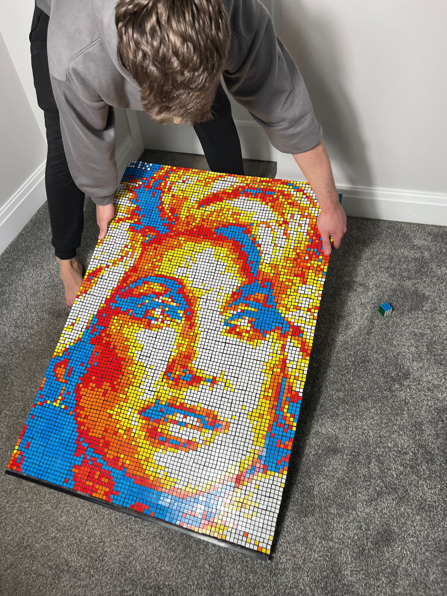 Dolly Parton Rubik's Cube Art, 3D, Gift, Custom, Rubiks Cube, Vintage Style, Unique Wall Art ...