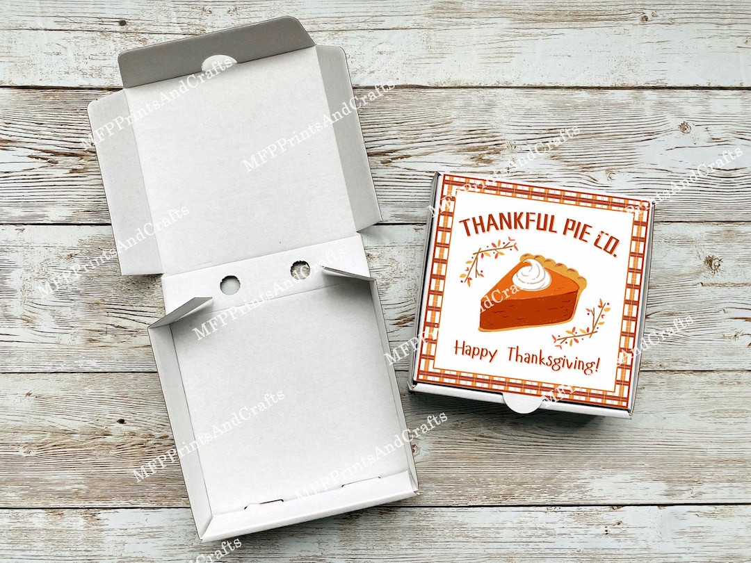 Thankful Pie Co Mini Pizza Boxes (3.5"x3.5") - Etsy