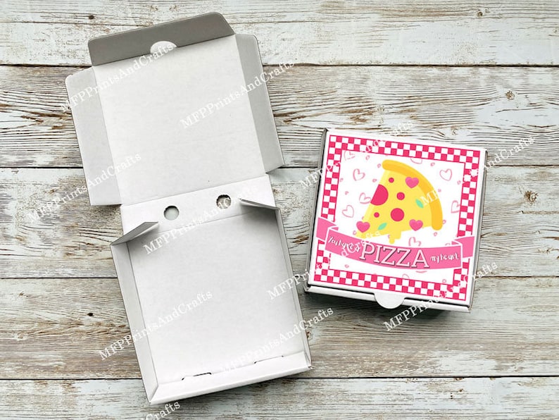 You Have A Pizza My Heart Mini Pizza Boxes (3.5"x3.5") - Etsy