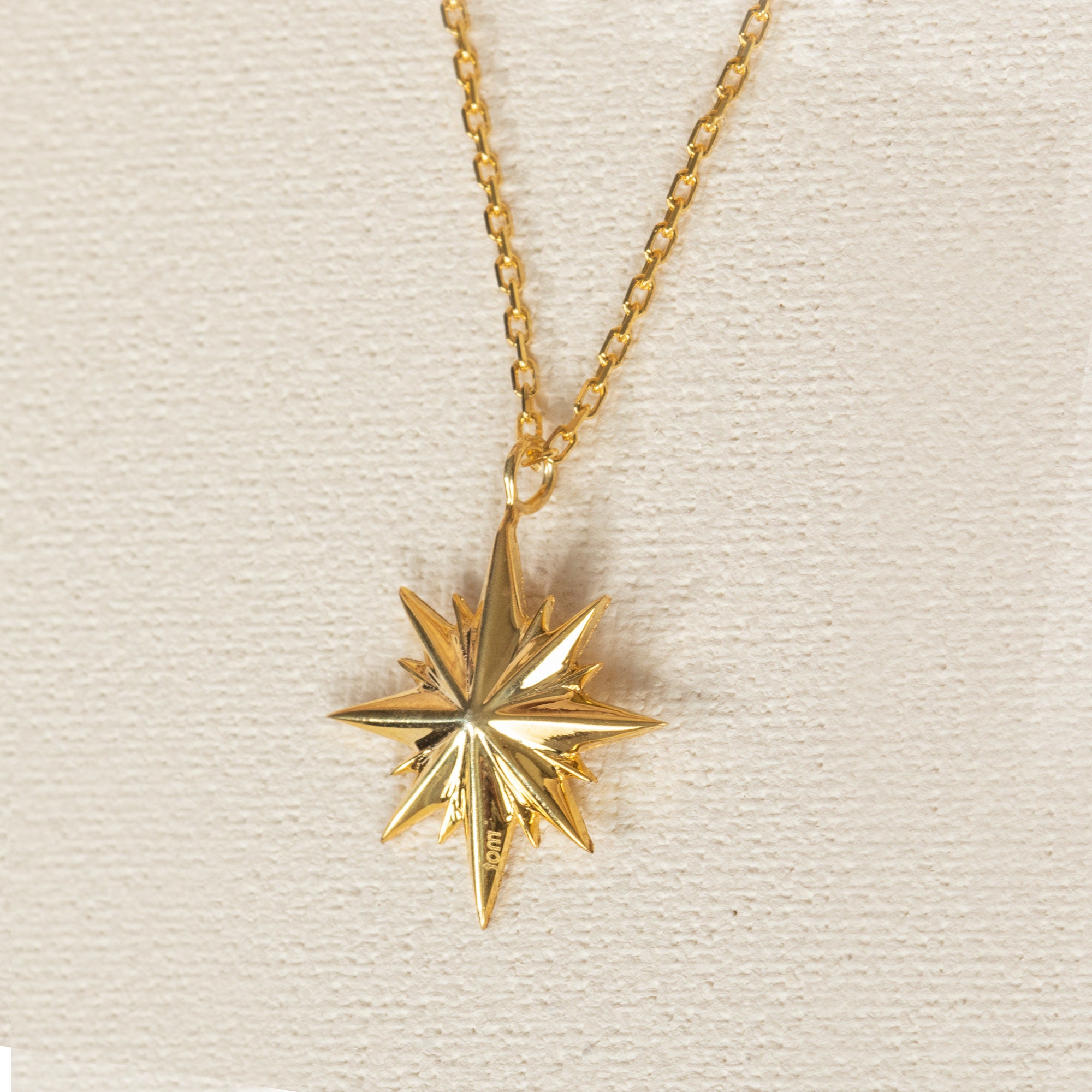 Northstar Necklace for Men Silver Star Pendant & Chain Gift for Him ...