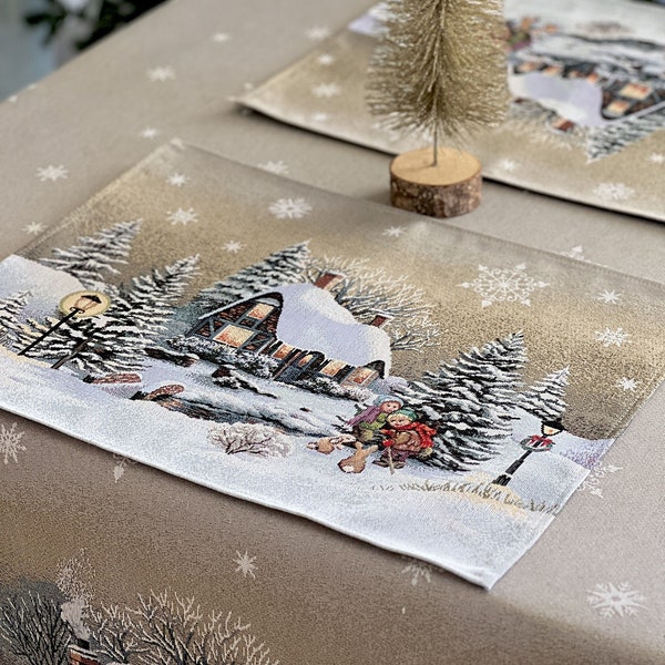 Winter Placemats - Etsy