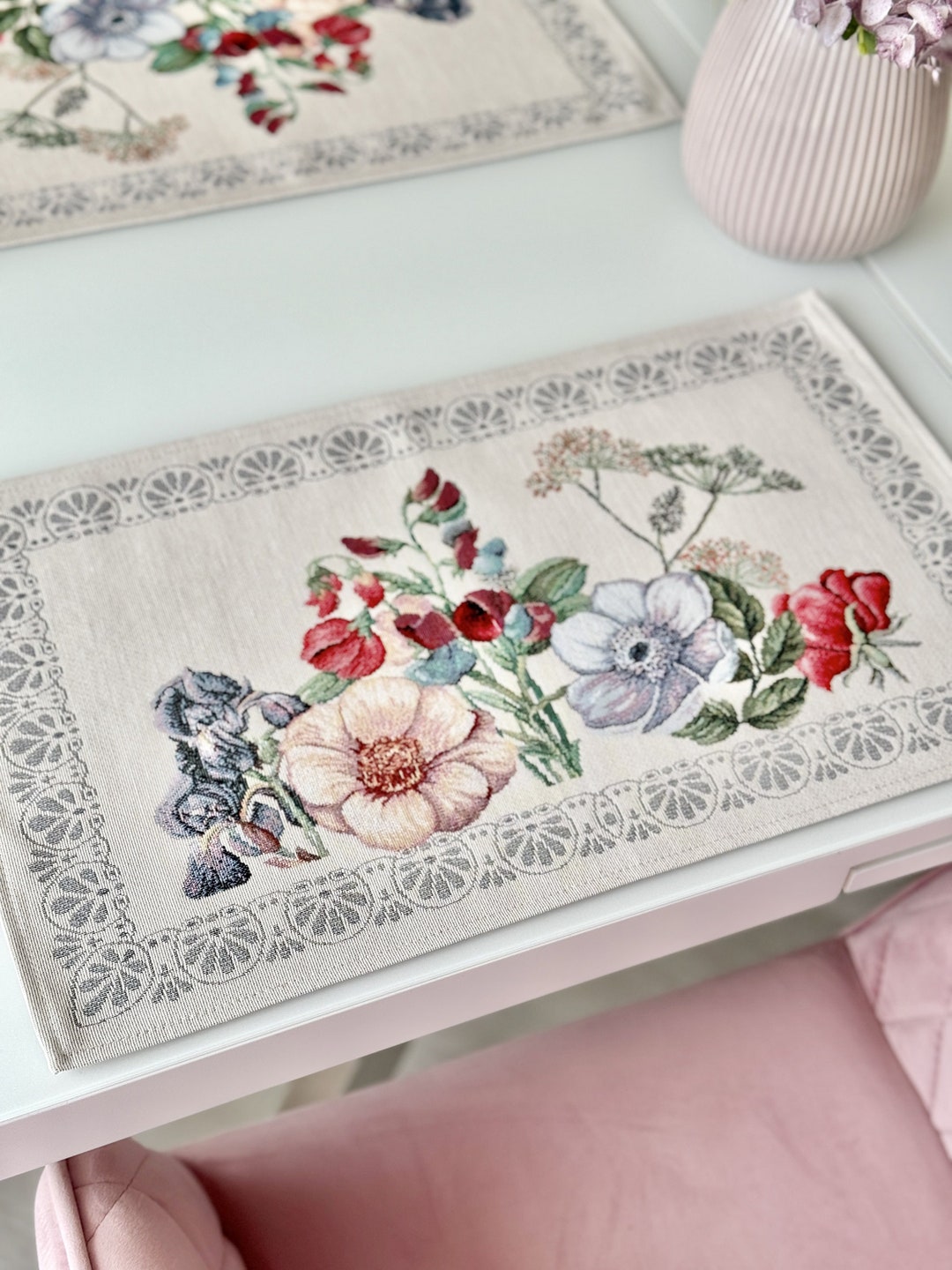 Placemats With Flowers