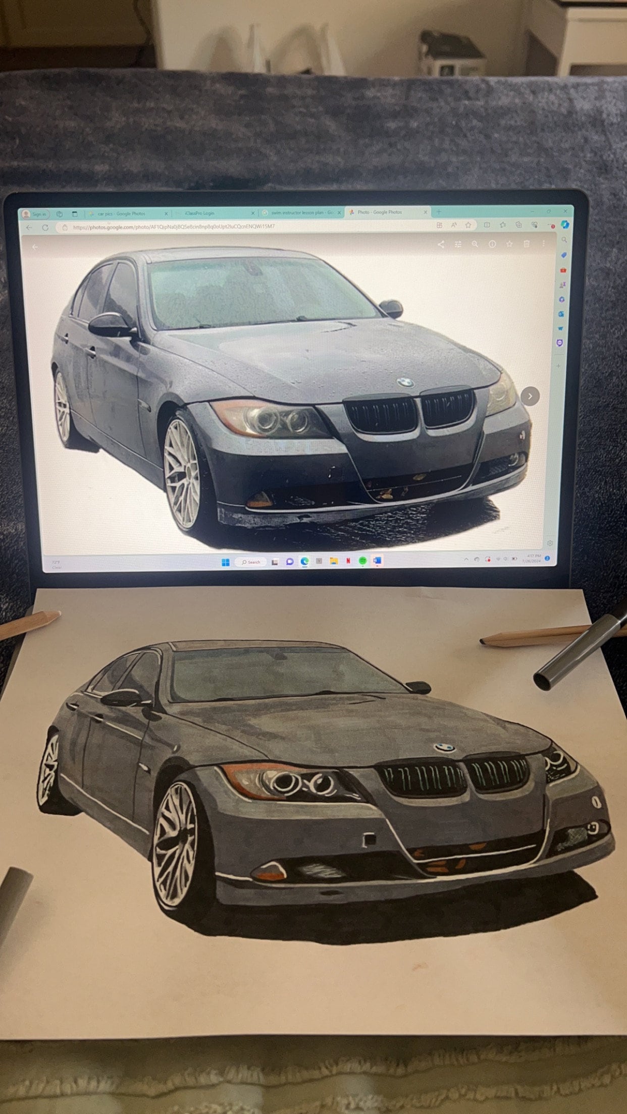 Custom Car Drawing - Etsy