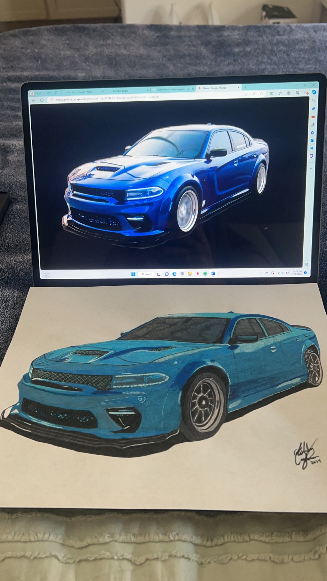 Custom Car Drawing - Etsy