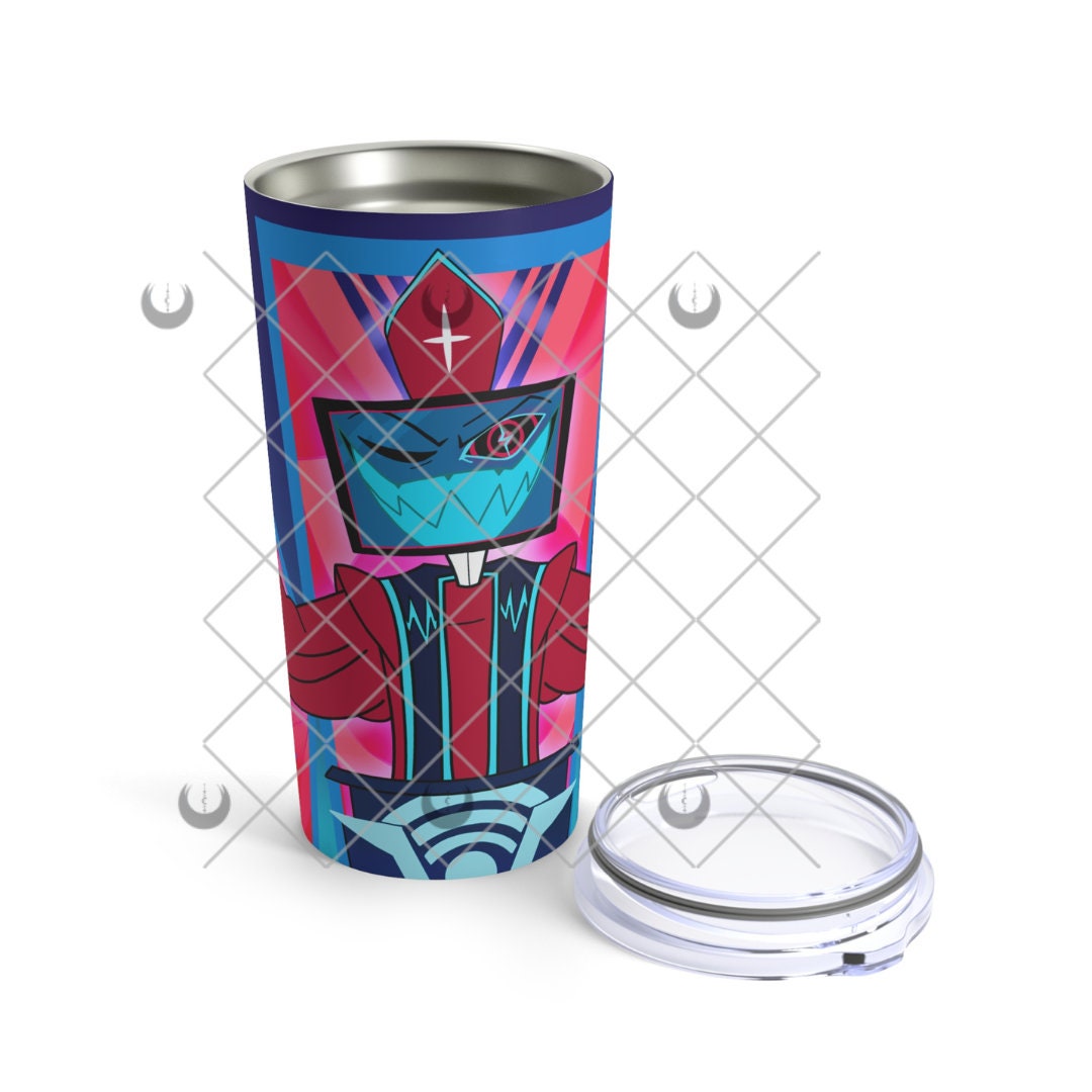PRIEST Vox Tumbler, Hazbin Hotel, Vox, TV Demon, TV, Sinner, Ice Coffee ...