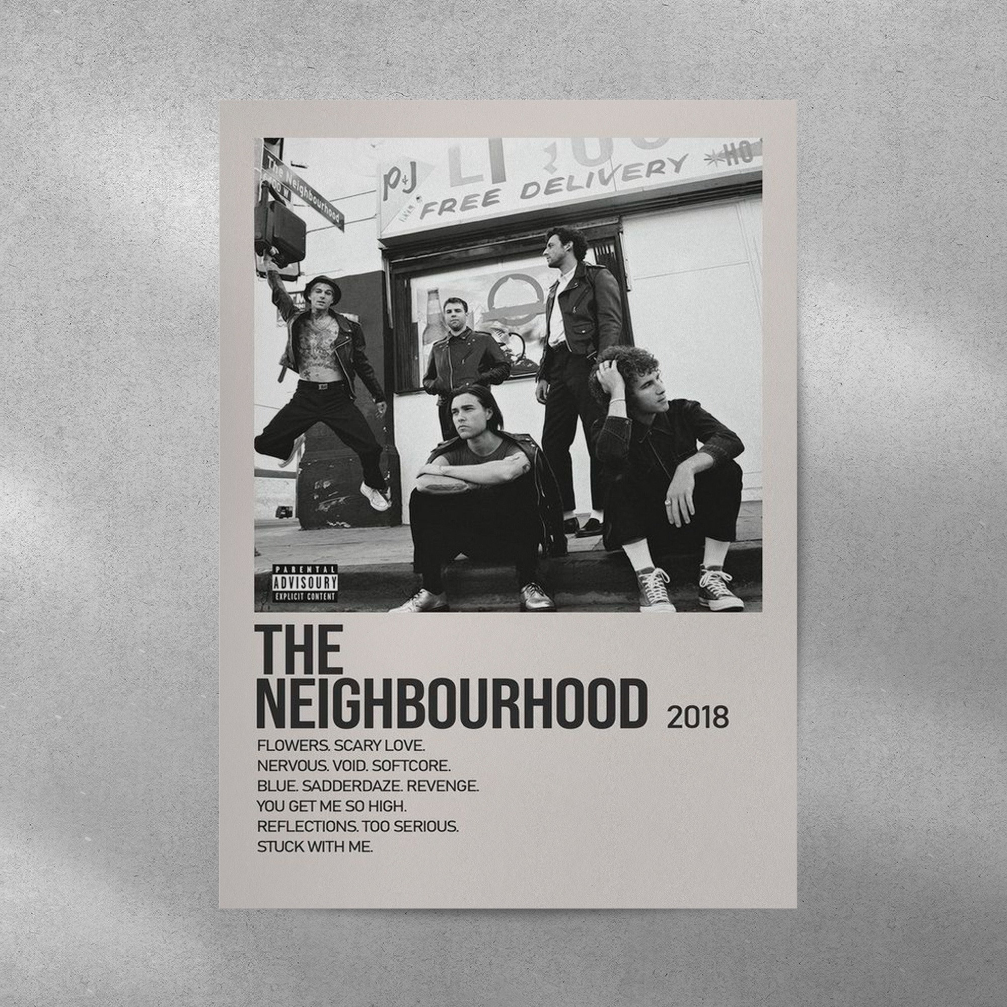 The Neighbourhood Poster the Neighbourhood Graphic Poster - Etsy