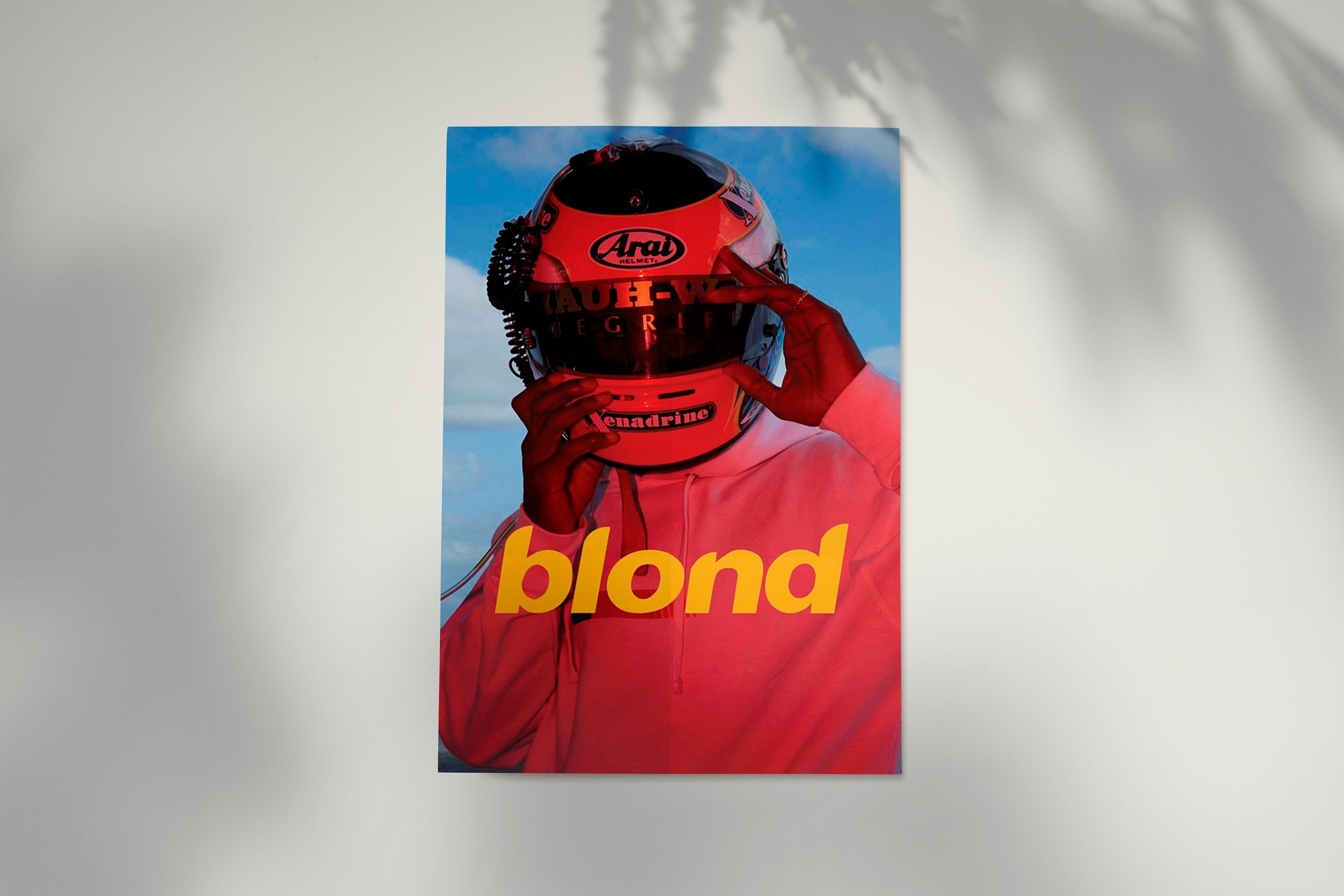 Frank Ocean Poster Blond,Graphic Design, Moto Blond Album Cover sold by ...