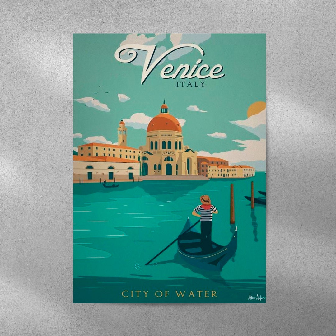 Venice Decor Poster Beautiful City Art Poster City Art - Etsy