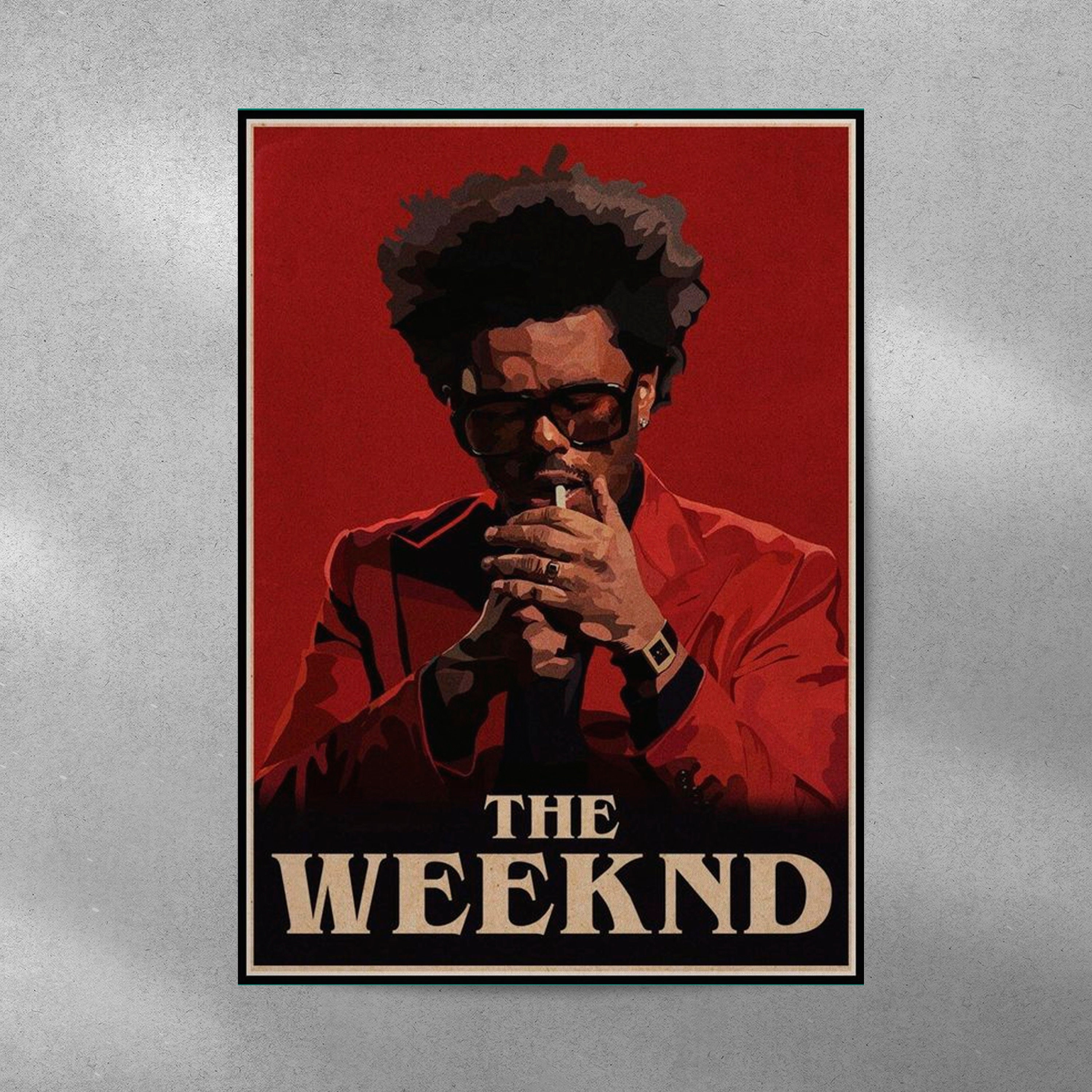 The Weekend Poster the Weekend Album Poster Painting Wall - Etsy Australia