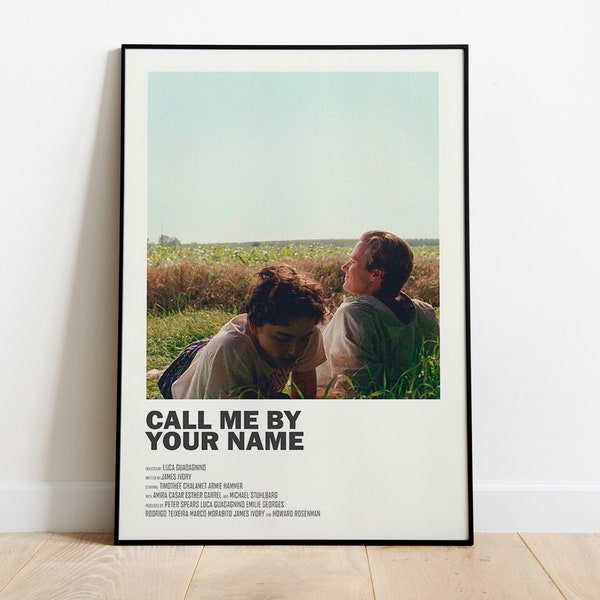 Call Me by Your Name Poster - Etsy
