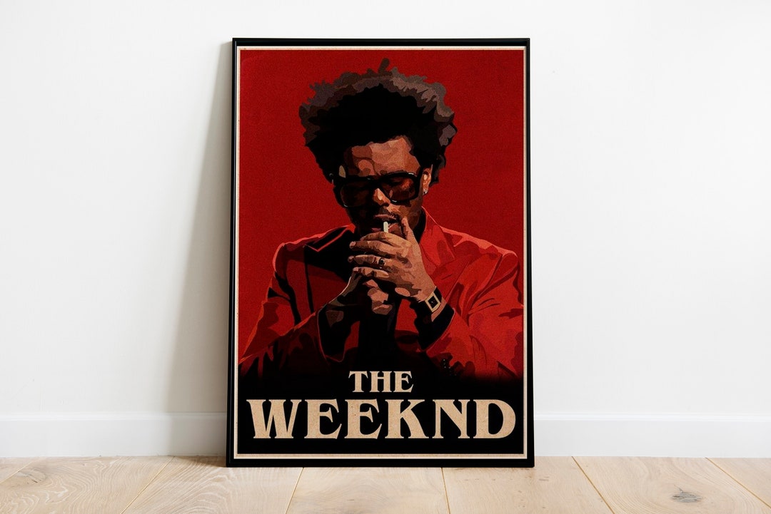 The Weekend Poster the Weekend Album Poster Painting Wall - Etsy Australia