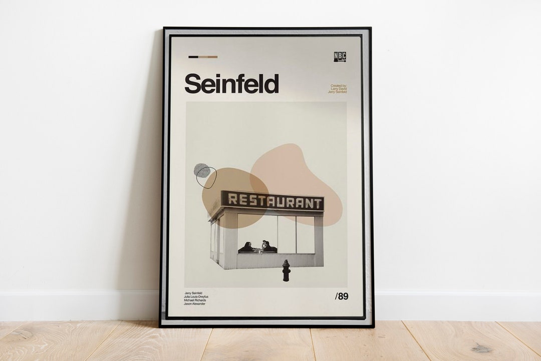 Seinfeld Television Sitcom Poster TV Sitcom Beautiful Poster - Etsy ...