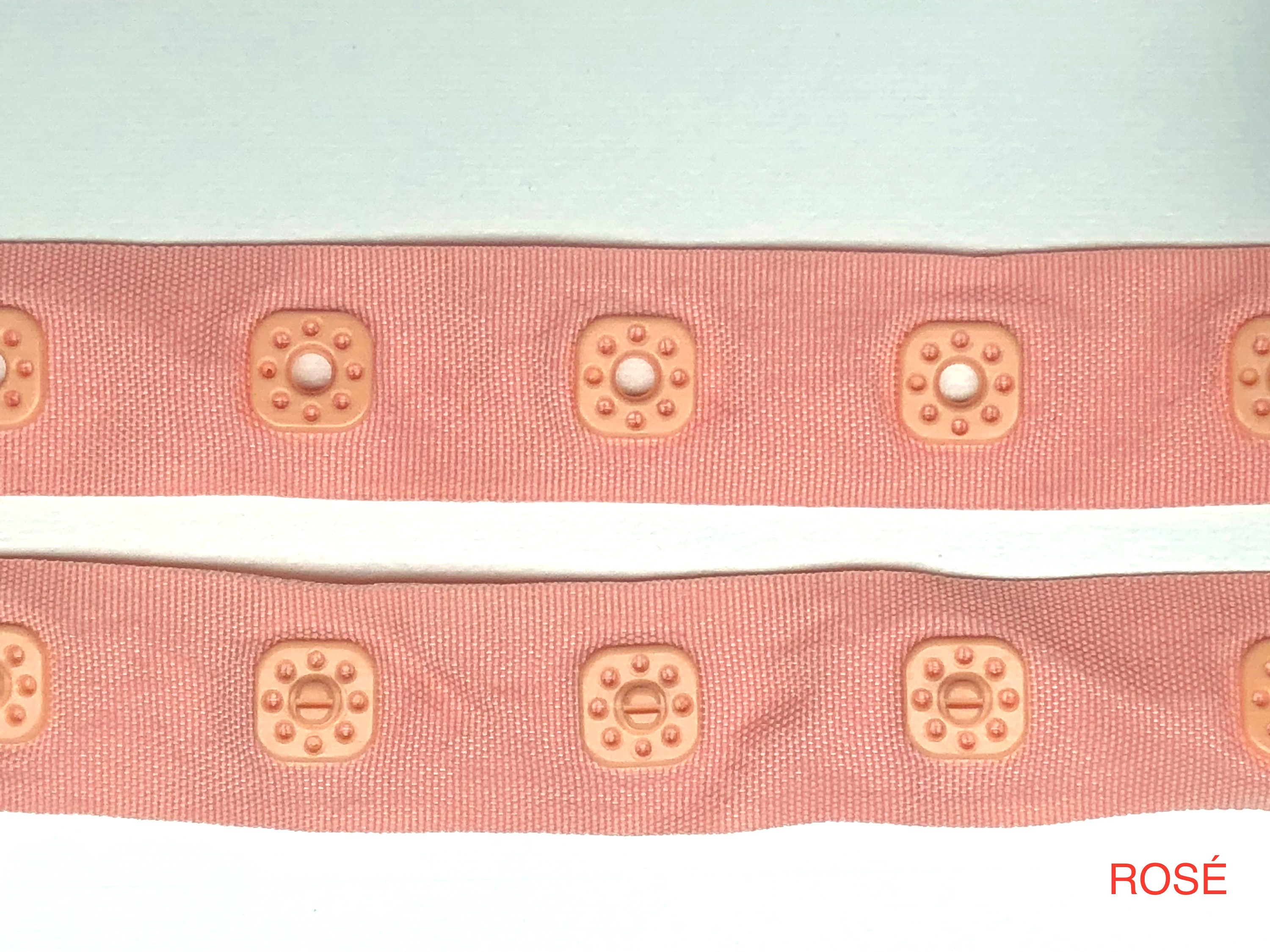 Snap Fastener Tape 18 Mm Wide, Unusual Colors, Button Spacing 15 Mm ...