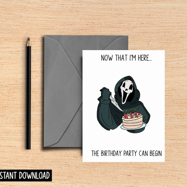 Scary Birthday - Etsy
